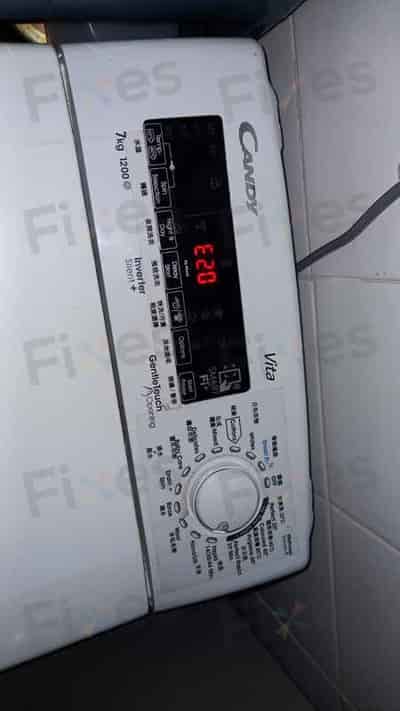 出現故障碼E20💧Candy金鼎牌上置式洗衣機 CVFTG672TMHUK｜維修個案